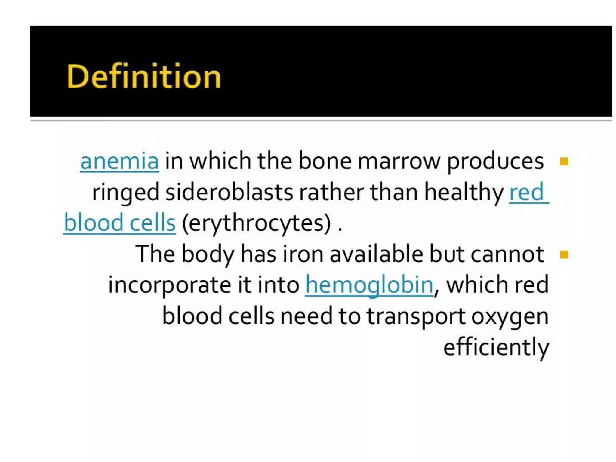 Pancytopenia and Aplastic anaemia, sideroblastic Anemia | PPT