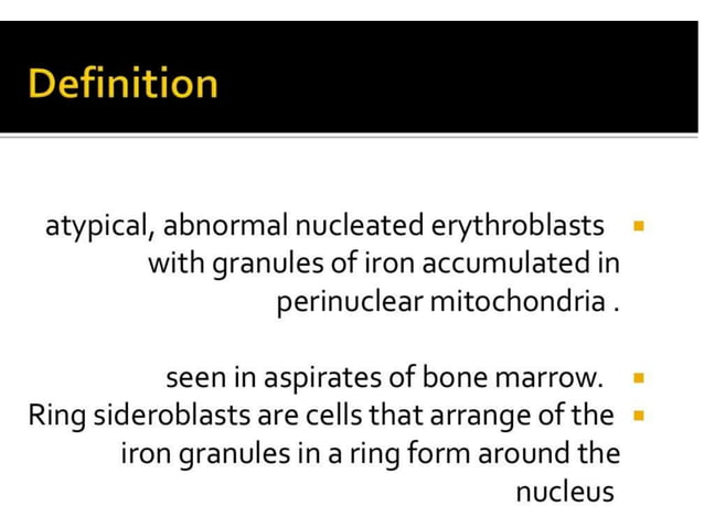 Pancytopenia and Aplastic anaemia, sideroblastic Anemia | PPT | Blood ...