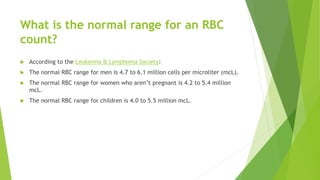 Hematocrit & rbc | PPT