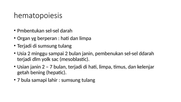 HEMATOLOGI.pptx HEMATOLOGI HEMATOLOGI HEMATOLOGI | PPT