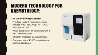 Hematological. exam | PPTX