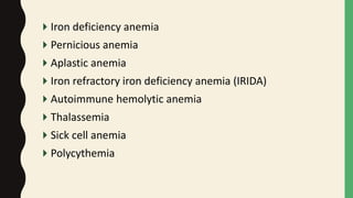 Hematological disorders | PPTX