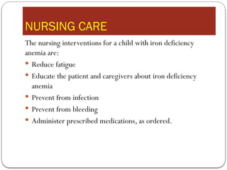 Hematological Disorders ppts to educate about anemia | PPTX