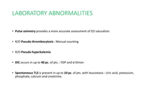 Hematological emergencies 2 | PPTX