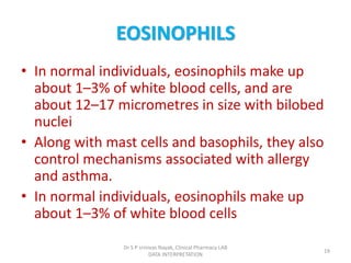 Hematological laboratory tests | PPTX