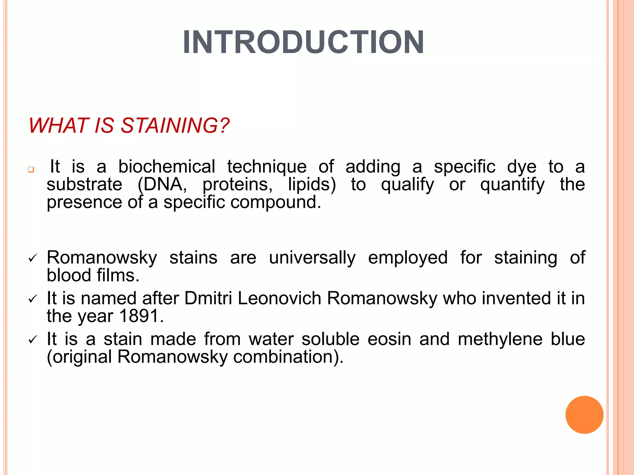 Hematological stains | PPTX