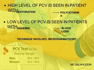 Hematological test | PPTX