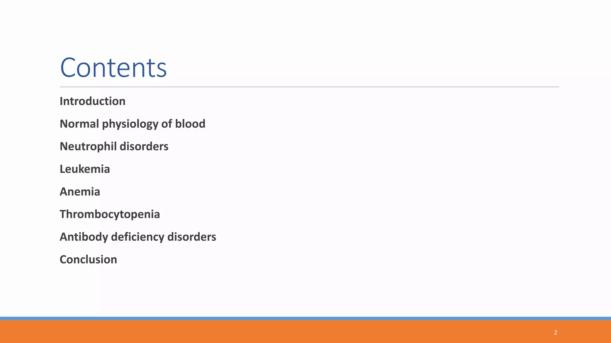 Hematologic disorders and Immune deficiencies | PPTX