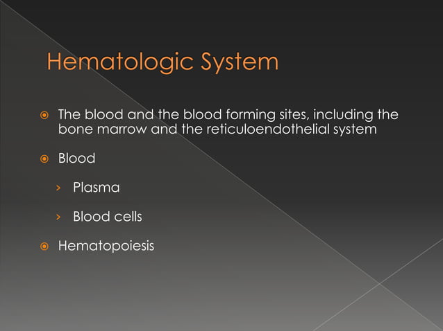 Hematologic disorders | PPTX | Blood Disorders | Diseases and Conditions