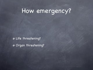 Hematologic emergency | KEY