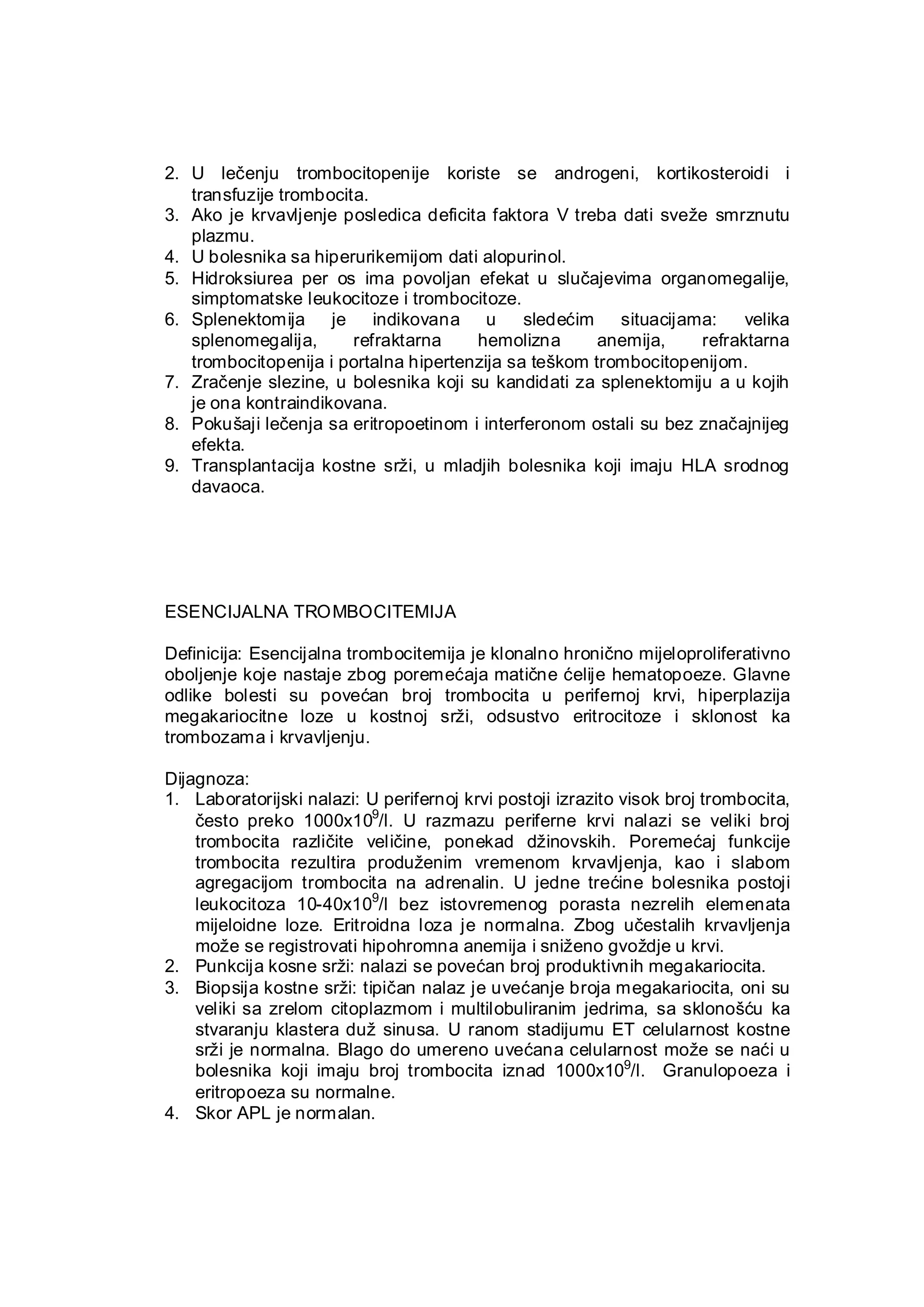 Hematologija(anemije) | PDF