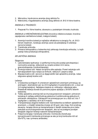 Hematologija(anemije) | PDF