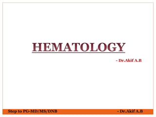 Hematology | PPTX