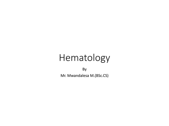 hematology.pptx