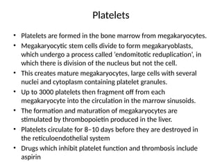 HEMATOLOGY presentation(internal medicine) | PPT