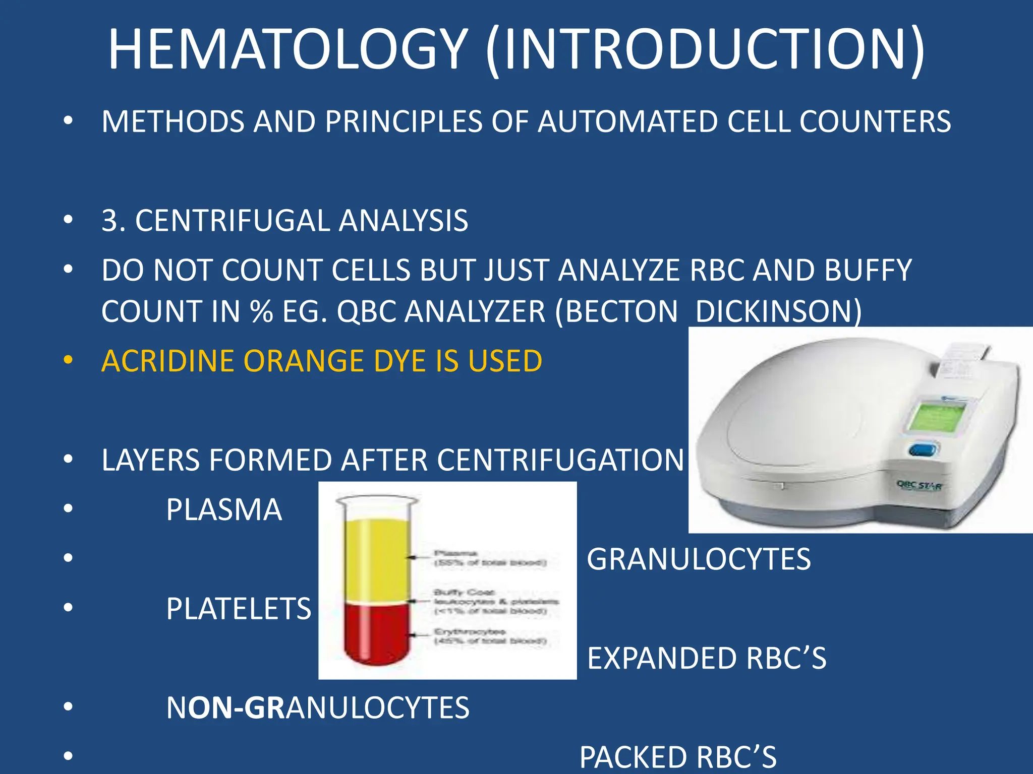 INTRODUCTION TO CLINICAL HEMATOLOGY powerpoint | PPTX