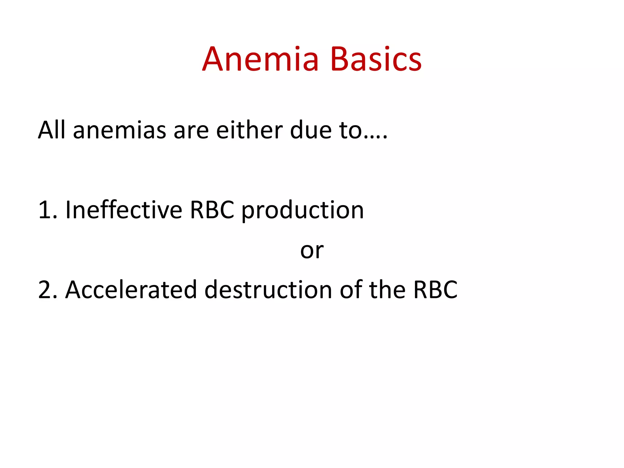 Introduction to Hematology and Anemia | PPTX | Blood Disorders ...