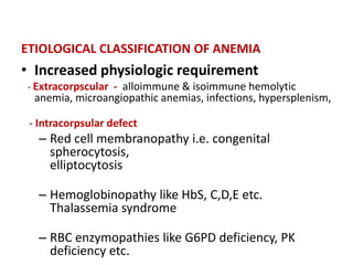 Introduction to Hematology and Anemia | PPTX