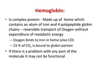Introduction to Hematology and Anemia | PPTX