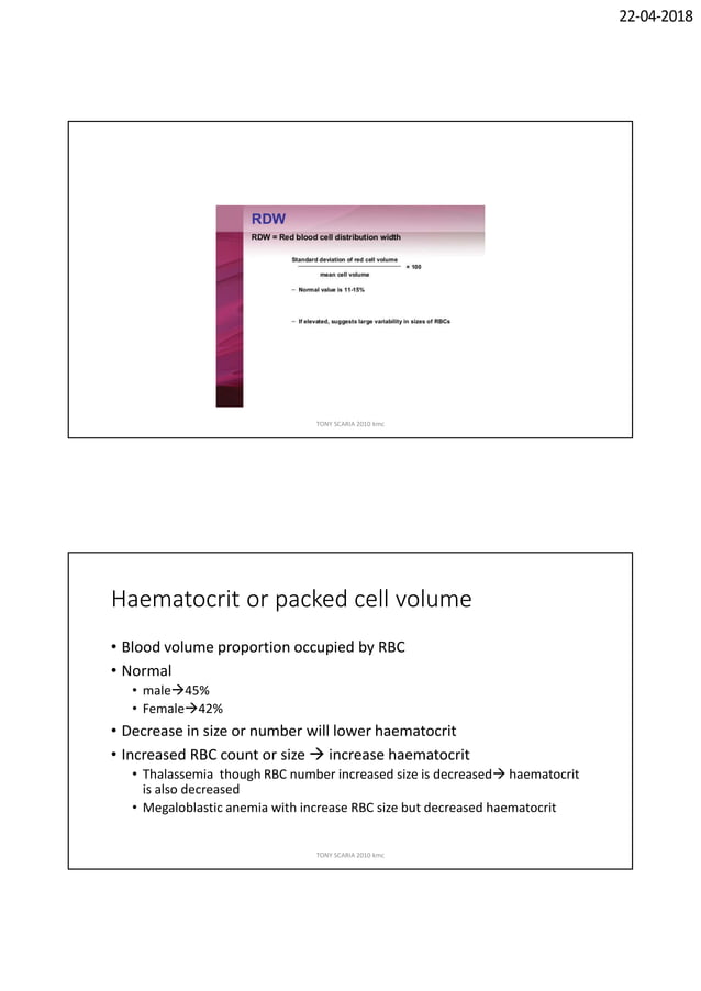 Hematology revision notes pathology | PDF