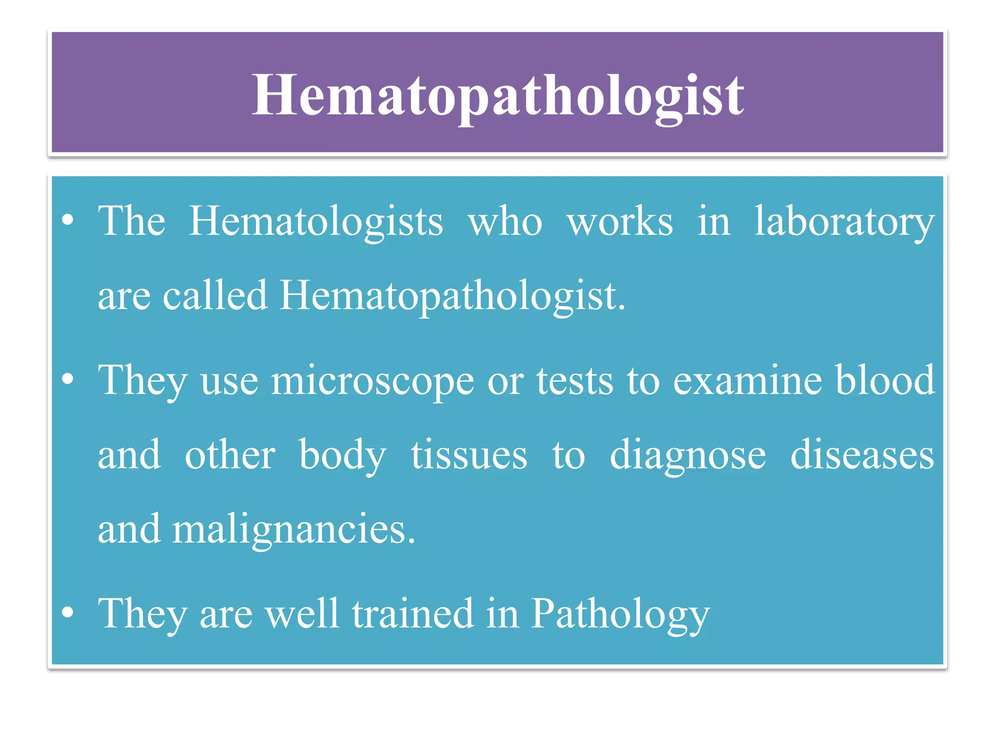 INTRODUCTION TO Hematology AND BLOOD 2.pptx | Blood Disorders ...