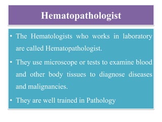 INTRODUCTION TO Hematology AND BLOOD 2.pptx