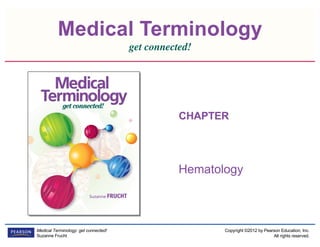 Hematology vocabulary for learning young doctors | PPT
