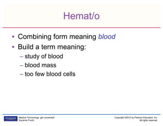 Hematology vocabulary for learning young doctors | PPT