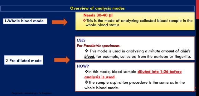 Hematology analyzer channels-modes- handling errors | PDF Hematology analyzer channels-modes- handling errors | PDF