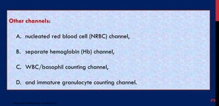 Hematology analyzer channels-modes- handling errors | PDF