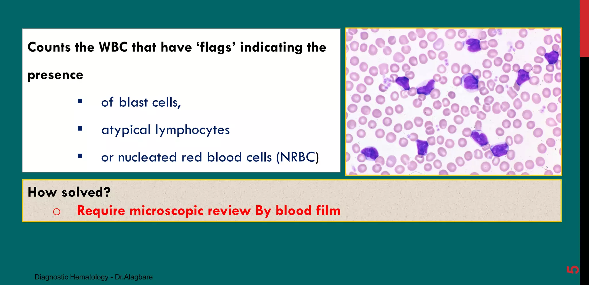 Hematology analyzer detecting erroneous blood counts | PDF