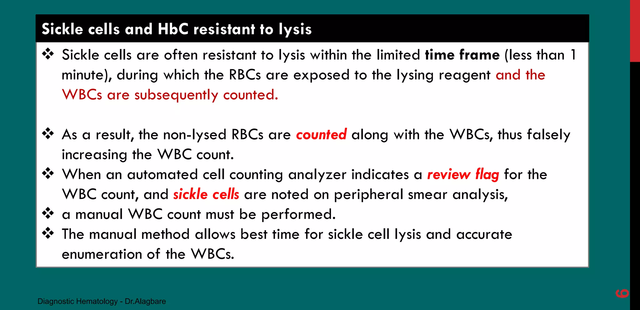 Hematology analyzer detecting erroneous blood counts | PDF