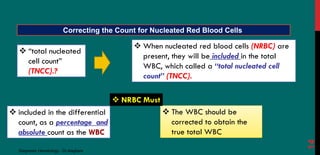 Hematology analyzer detecting erroneous blood counts | PPT