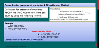 Hematology analyzer detecting erroneous blood counts | PPT