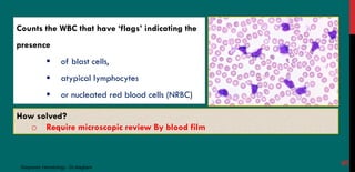 Hematology analyzer detecting erroneous blood counts | PPT