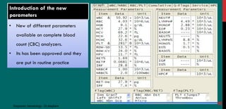 Hematology analyzer RBC-indices importance | PPT