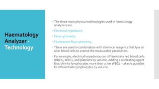 Hematology Analyzer by Selvakumar.pptx