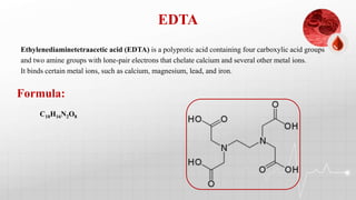 Anticoagulant EDTA | PPTX