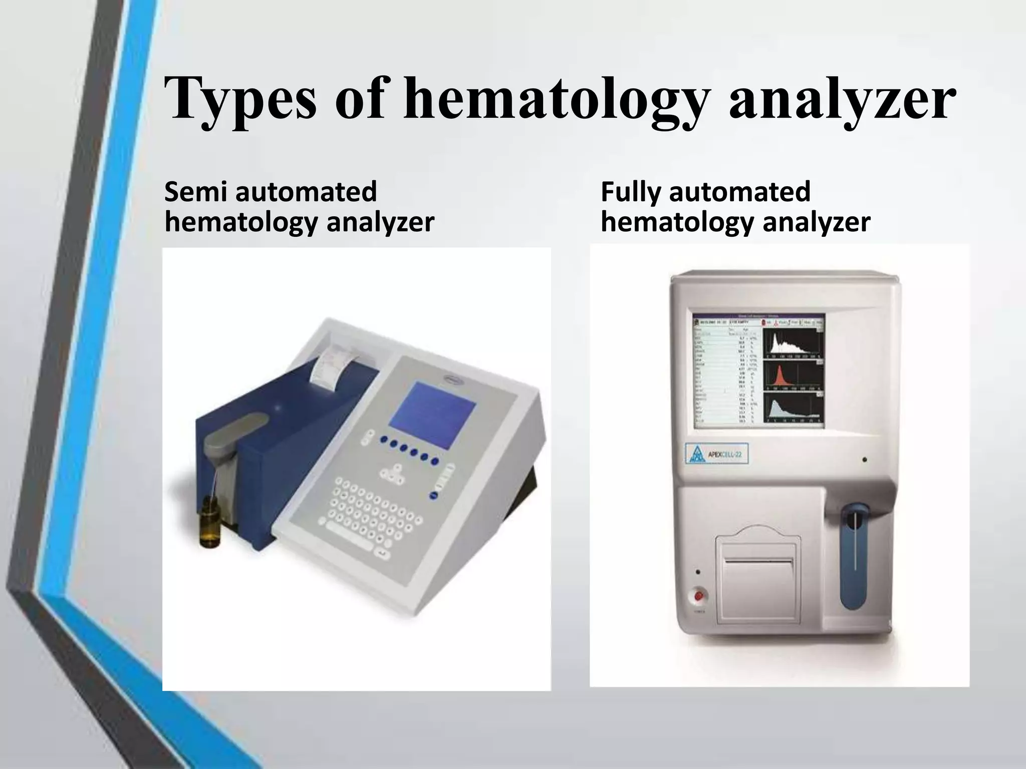 Hematology auto analyzer | PPTX