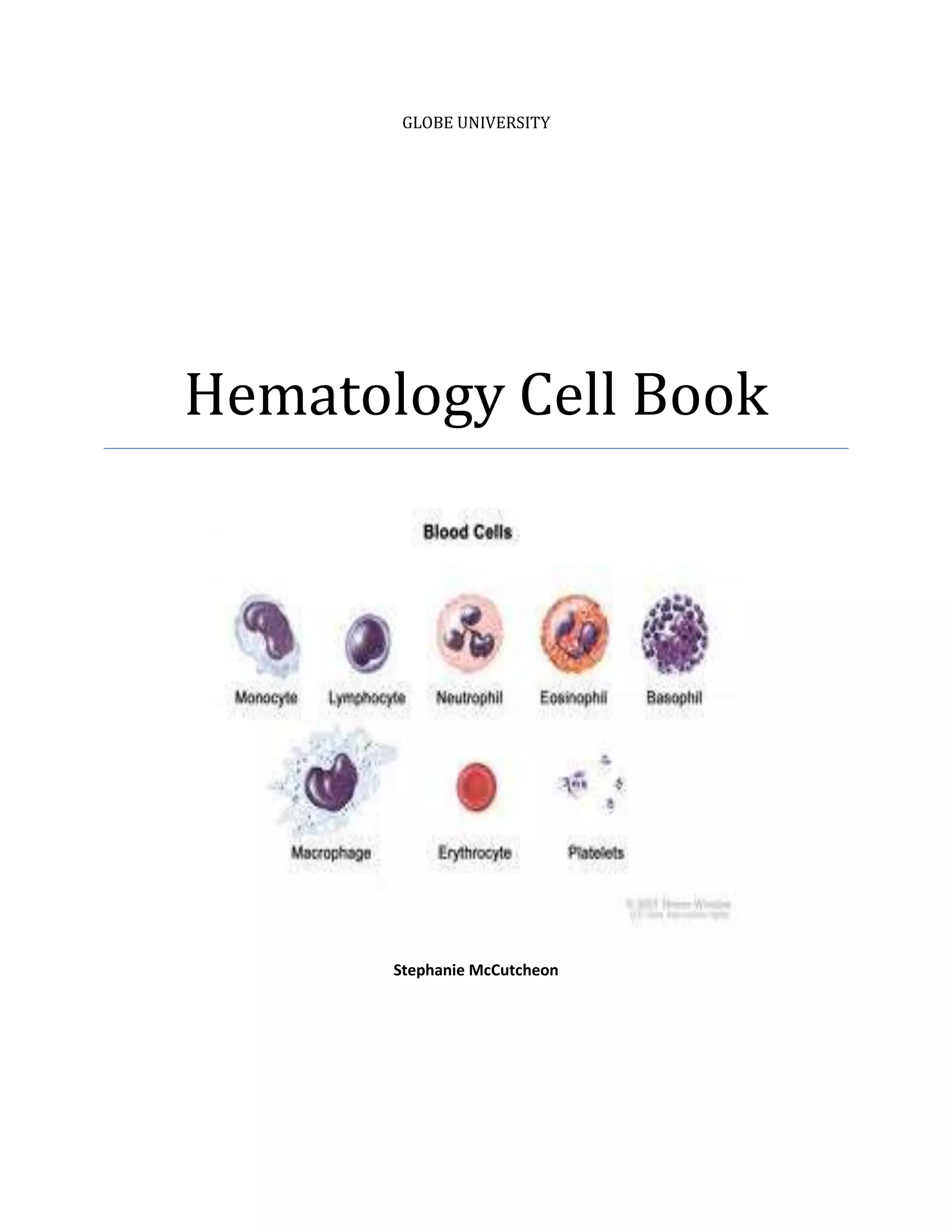 Hematology cell book | DOCX
