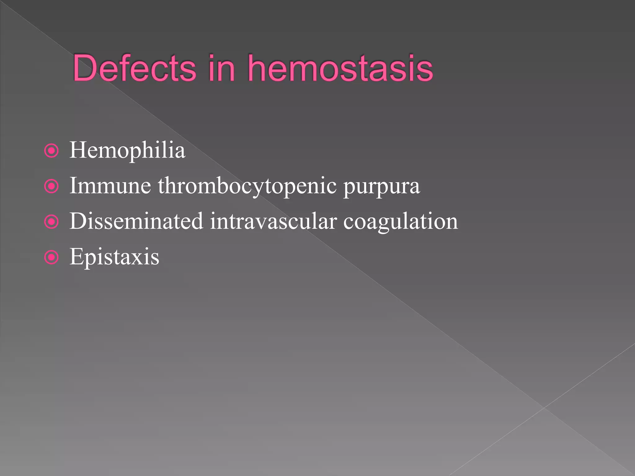Hematology disorder | PPTX