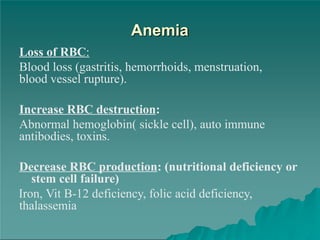 hematology disorder, for nursing students | PPTX