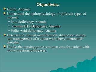 hematology disorder, for nursing students | PPTX