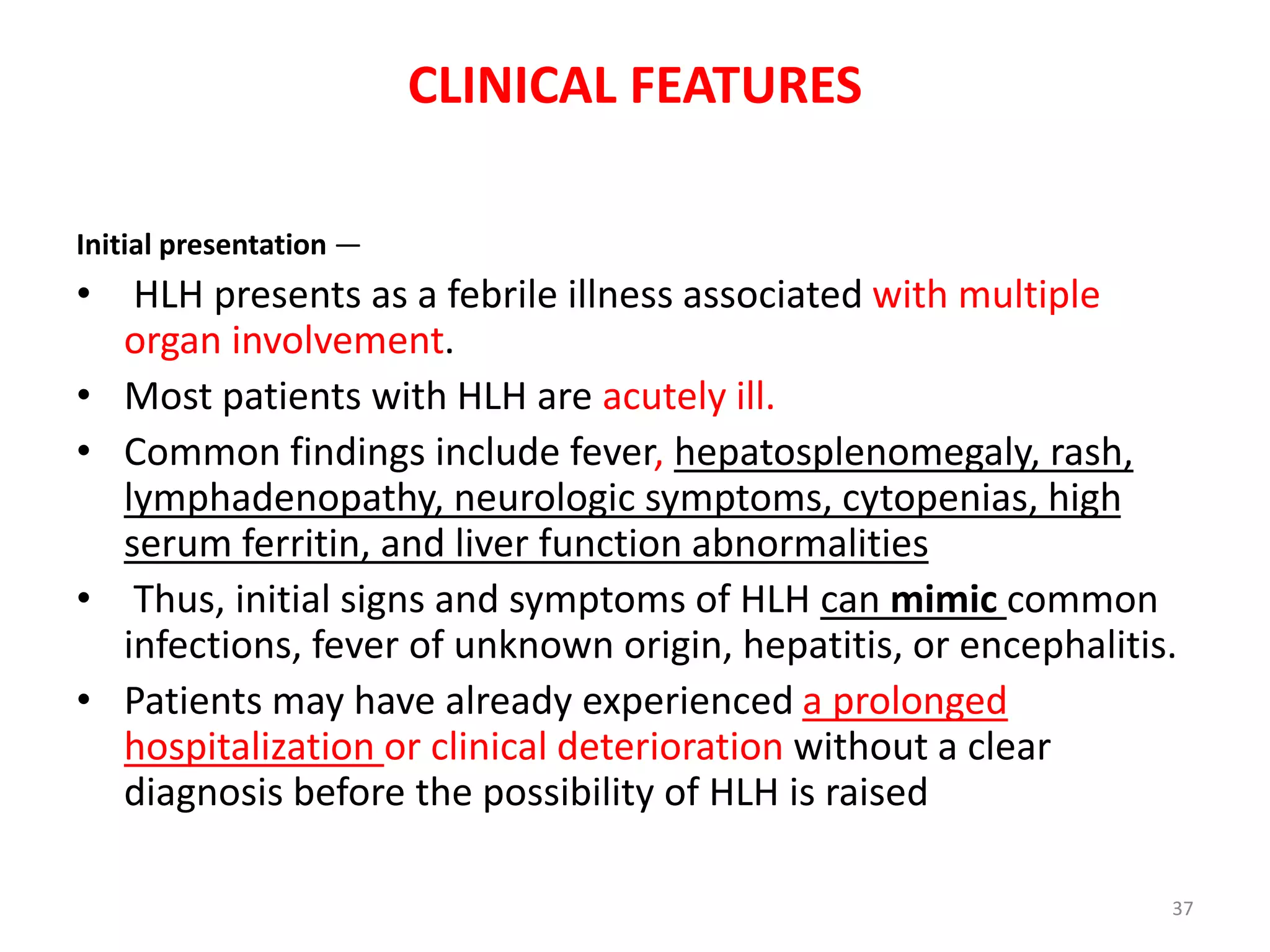 Hemophagocytic lymphohistocytosis Awareness HLH | PPTX