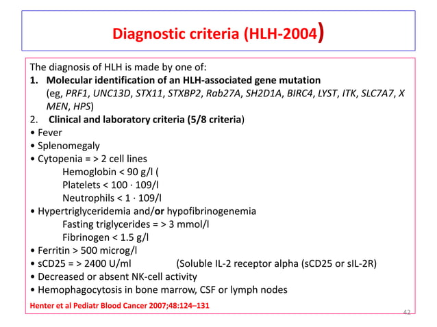 Hemophagocytic lymphohistocytosis Awareness HLH | PPTX