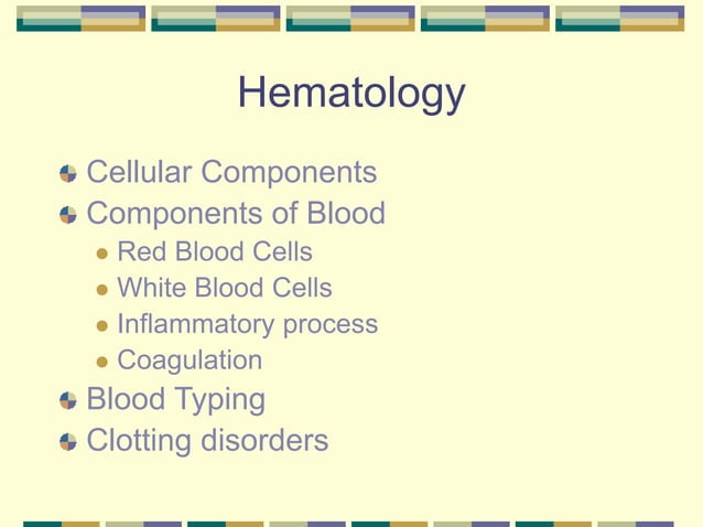Hematology subject introduction lecutr.ppt