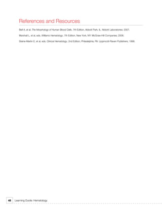 Hematology learning guide | PDF