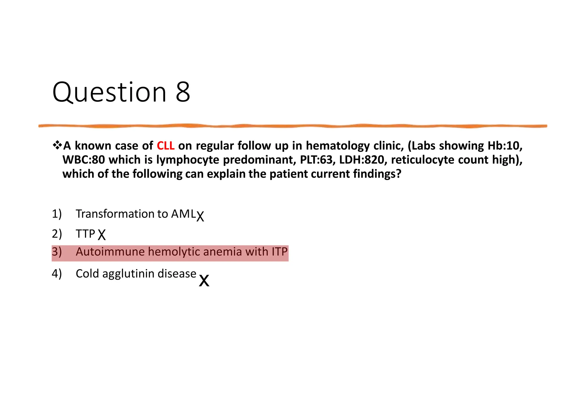 Hematology MCQ's for exams | PPTX