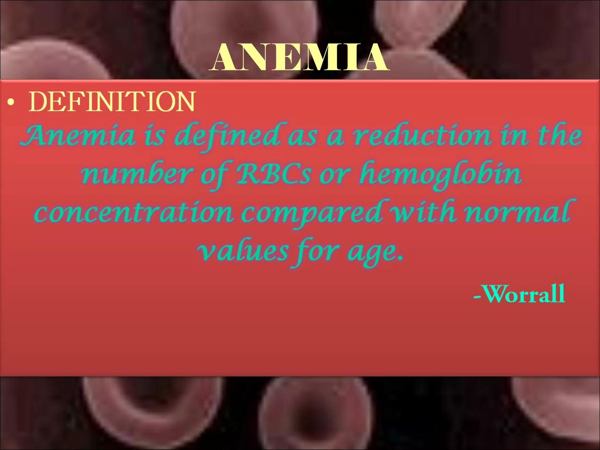 Hematology PPT- anemia, thalasemia, sickle cell anemia | PPT