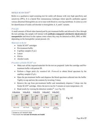 Hematology & Blood Transfusion lab. rotation report summary | PDF